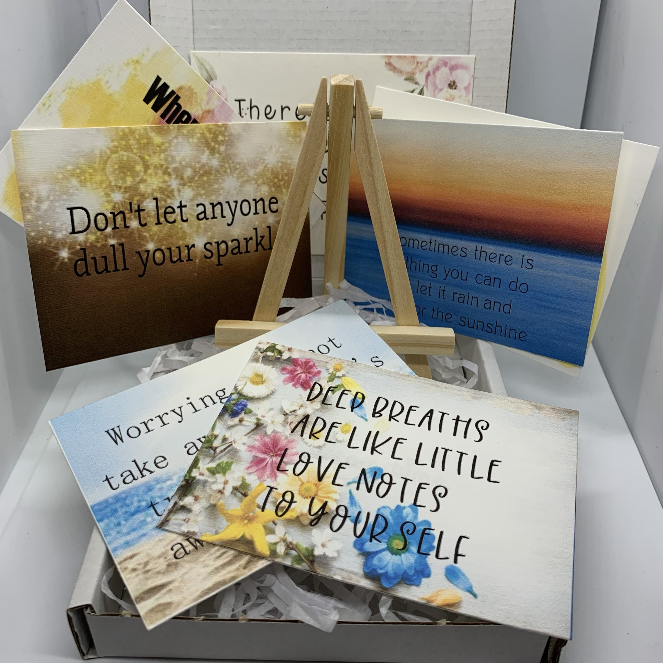 Little Box of Positivity/ Create your own Sunshine/ wellbeing/ positive ...